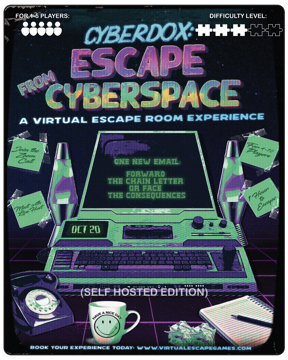 Virtual Escape Games — (1-5 Players) Self-Hosted Games