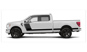 Ford Bronco Retro Chromatic Stripes Decal Kit — Wraps Ink