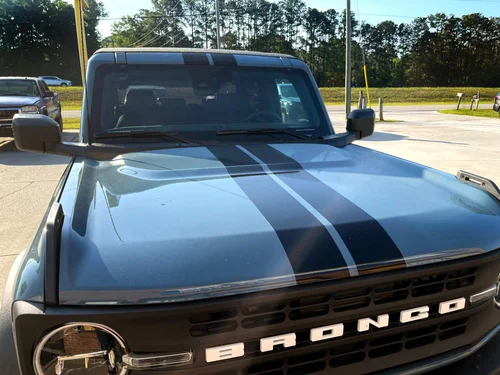 Ford Bronco Retro Chromatic Stripes Decal Kit — Wraps Ink