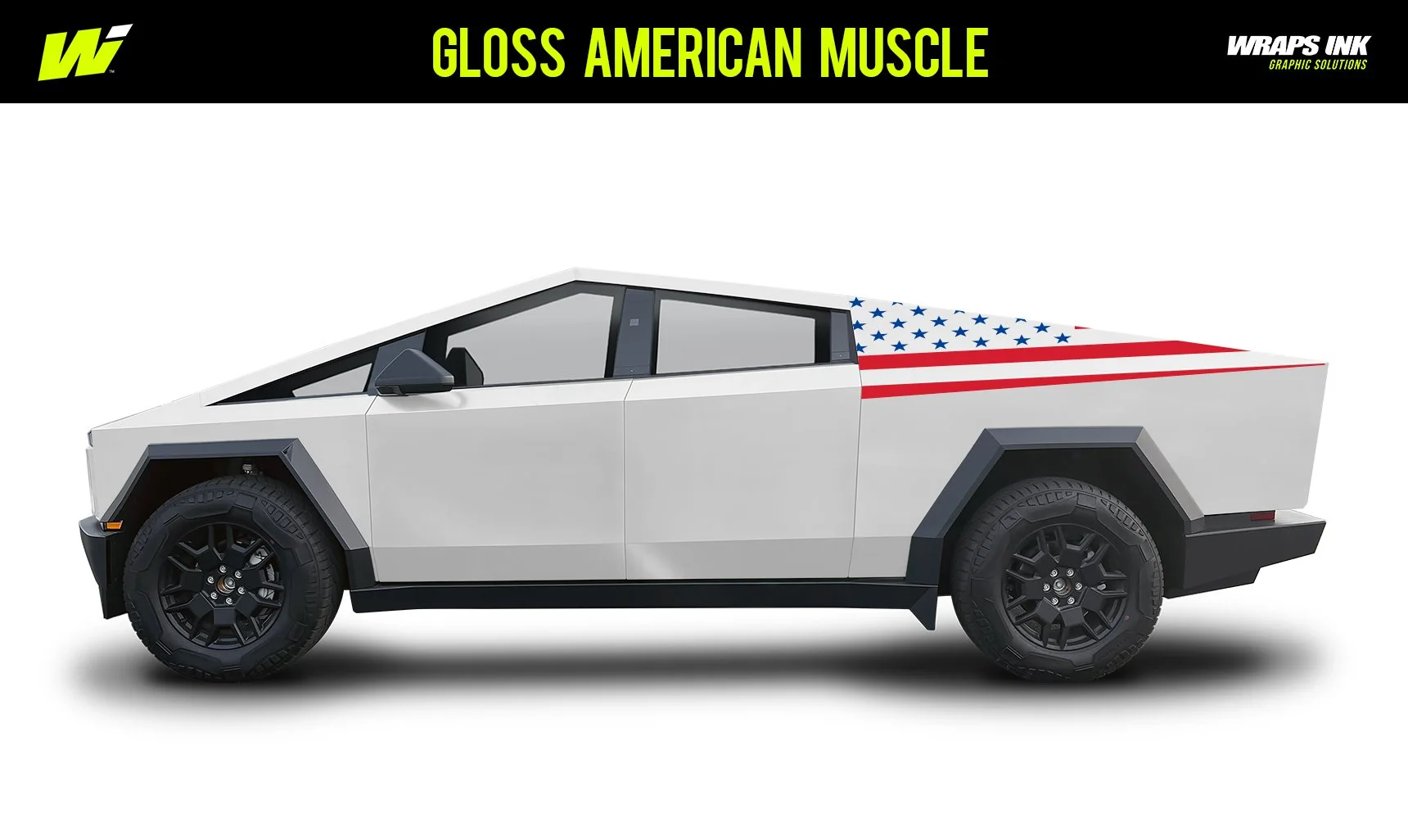 Ford Bronco Retro Chromatic Stripes Decal Kit — Wraps Ink