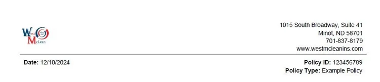 General 2 — West McLean County Farmers Mutual Insurance Company