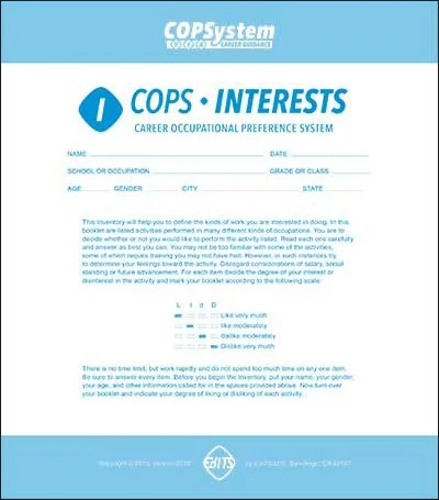 Self-Scoring COPSystem - VIA Paper Version — EdITS: Career Guidance and ...
