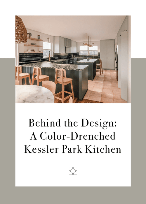 A Color Drenched Kitchen in Kessler Park — Paige Studio | Dallas ...