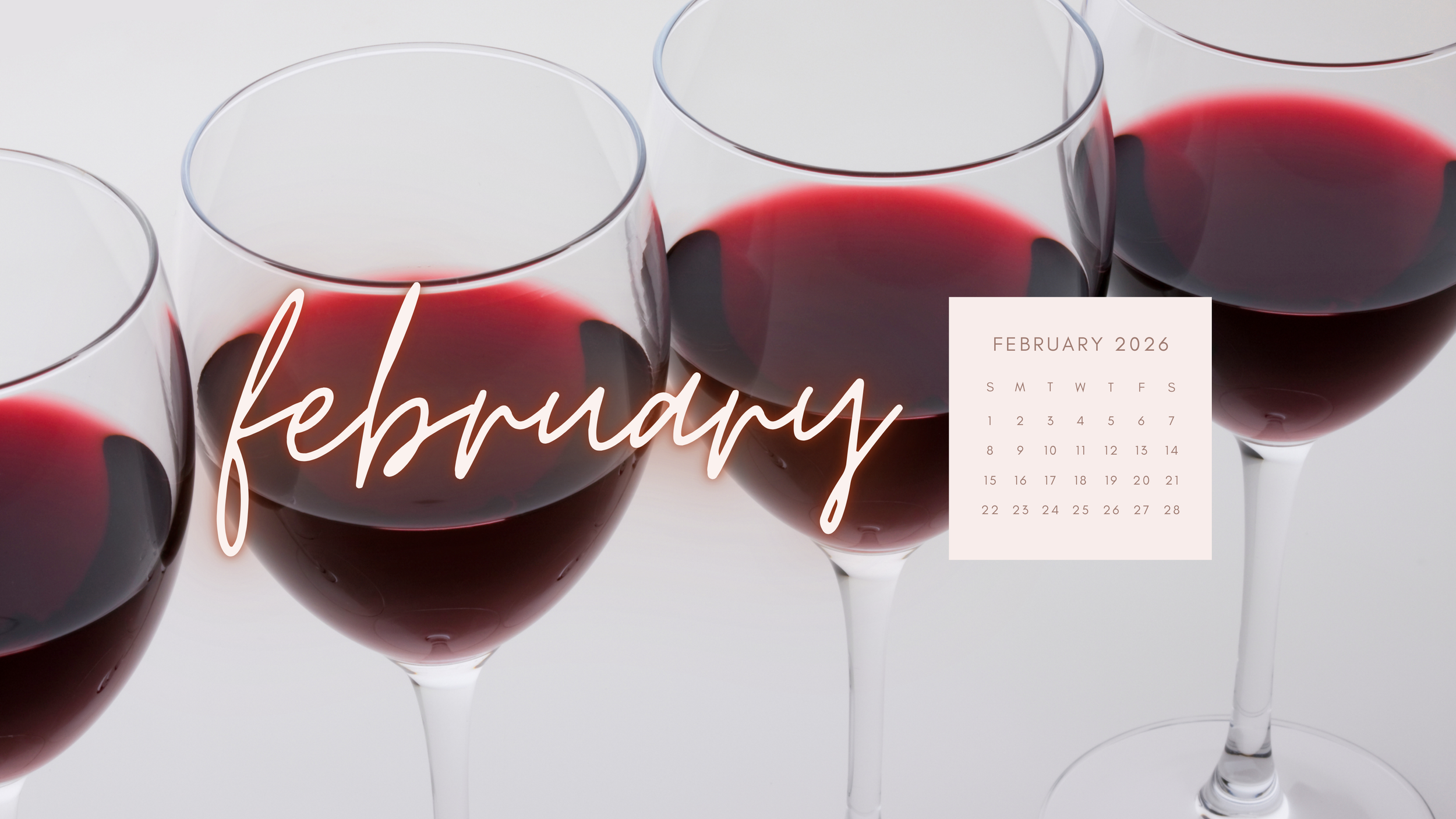 February Calendar Wallpaper — laura swan sieckman