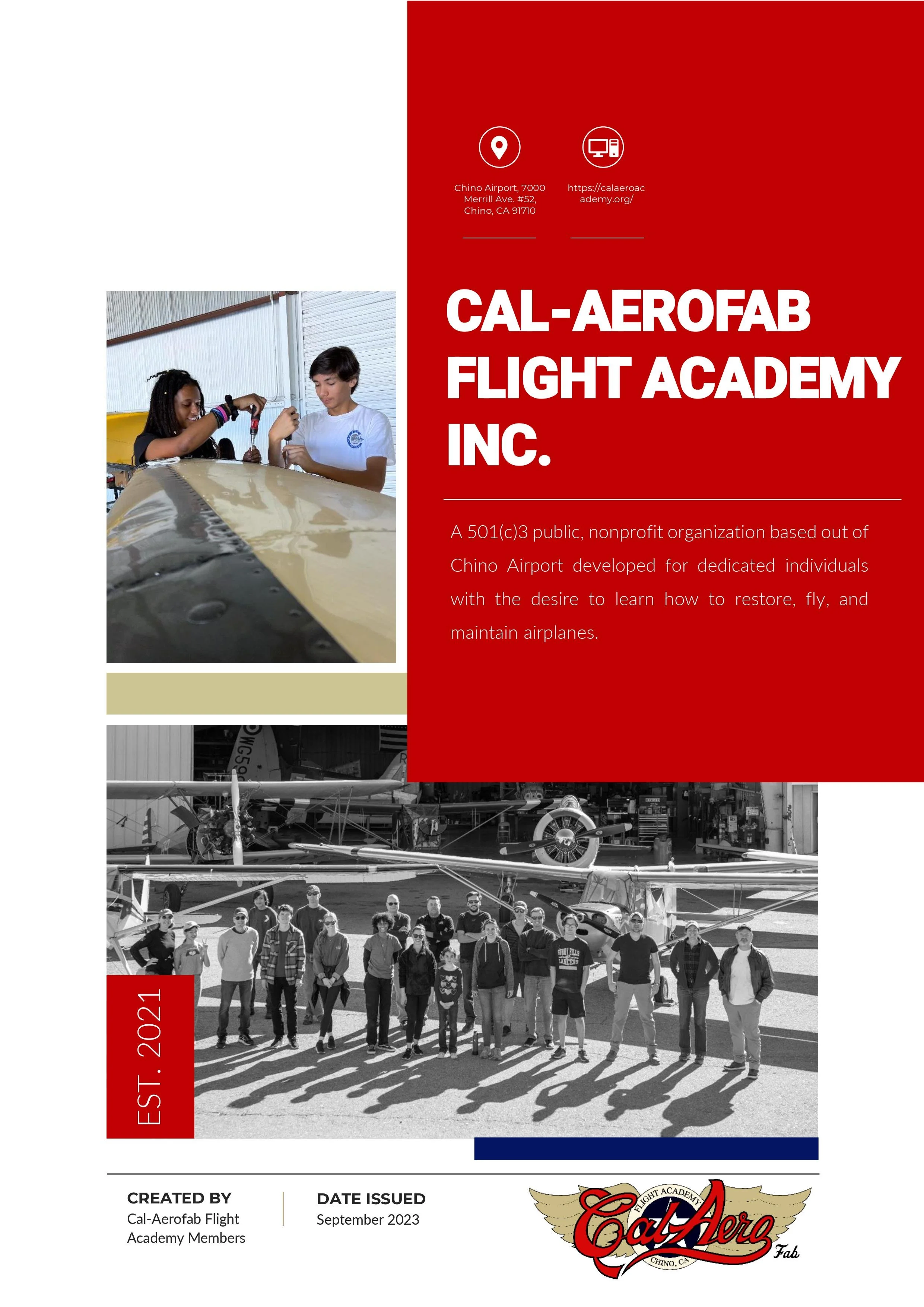 Cal-Aerofab Flight Academy Inc.