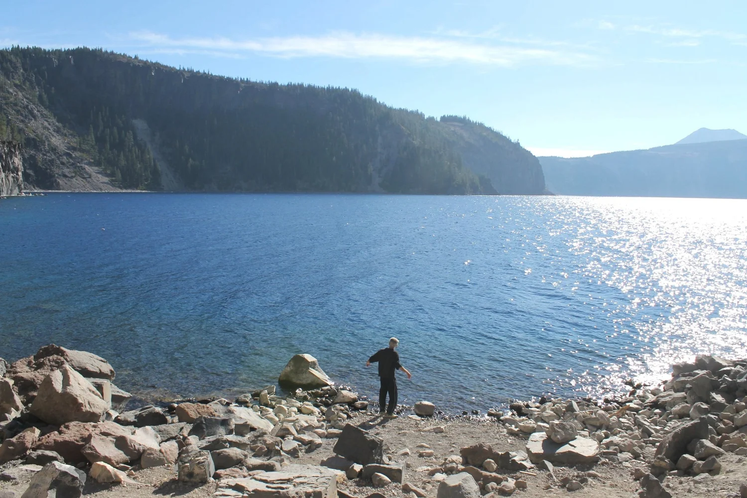 Hike to Crater Lake on the Cleetwood Cove Trail — Pines and Vines