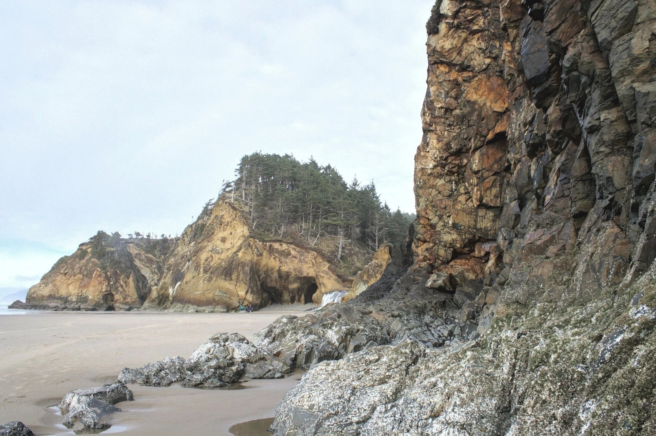 How to Hike around Hug Point at the Oregon Coast — Pines and Vines