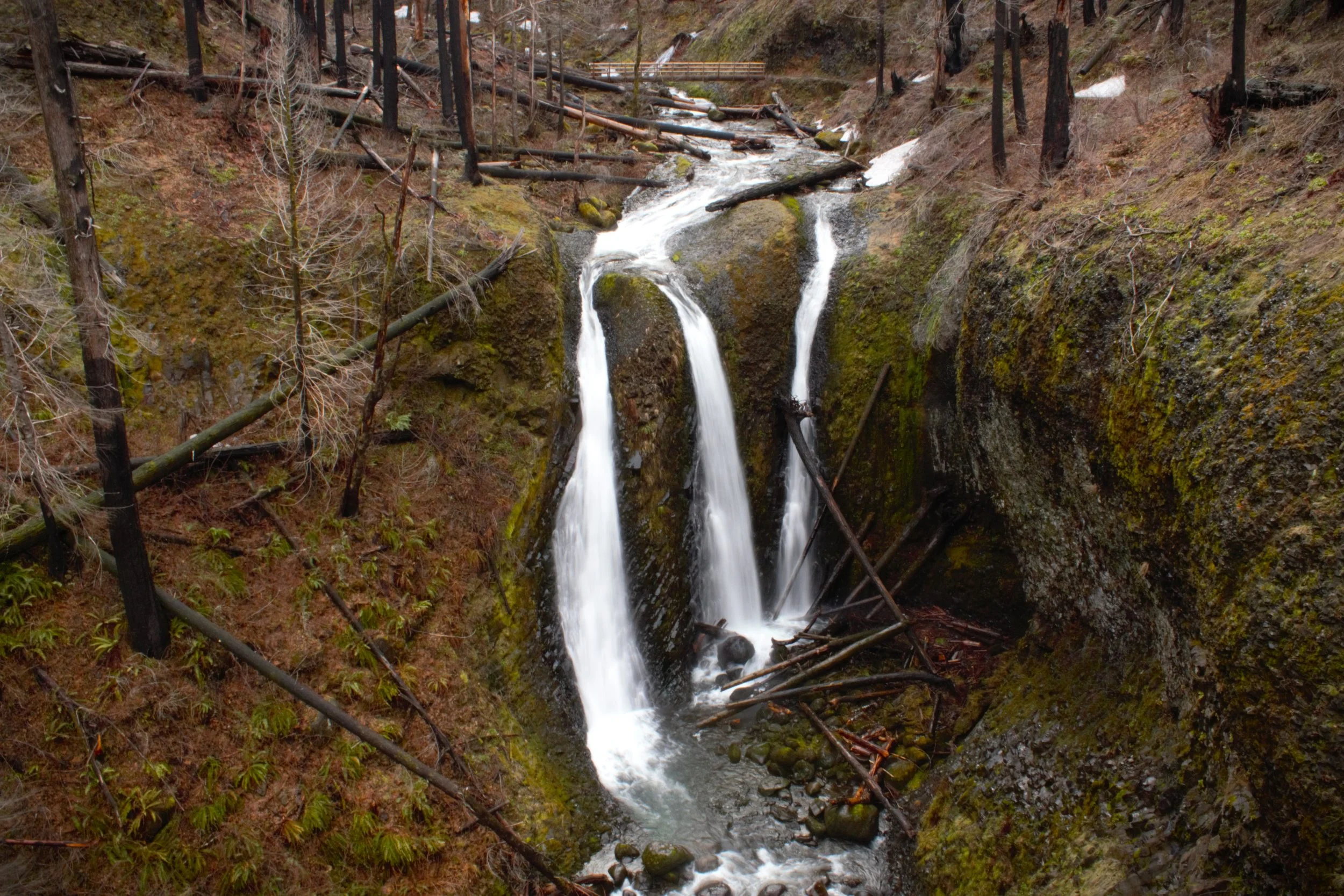 Hike from Horsetail Falls to Triple Falls in the Columbia Gorge — Pines ...