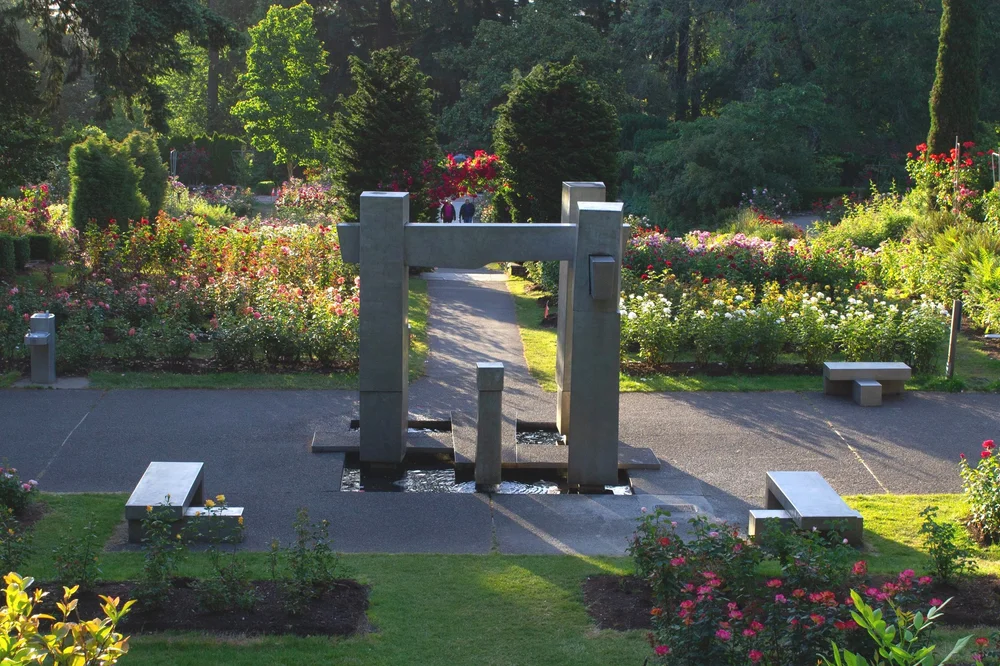 Quick Guide to the Portland Rose Garden — Pines and Vines