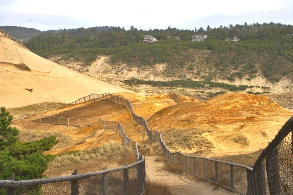 Cape Kiwanda and Its Big Sinkhole — Pines and Vines — Pines and Vines