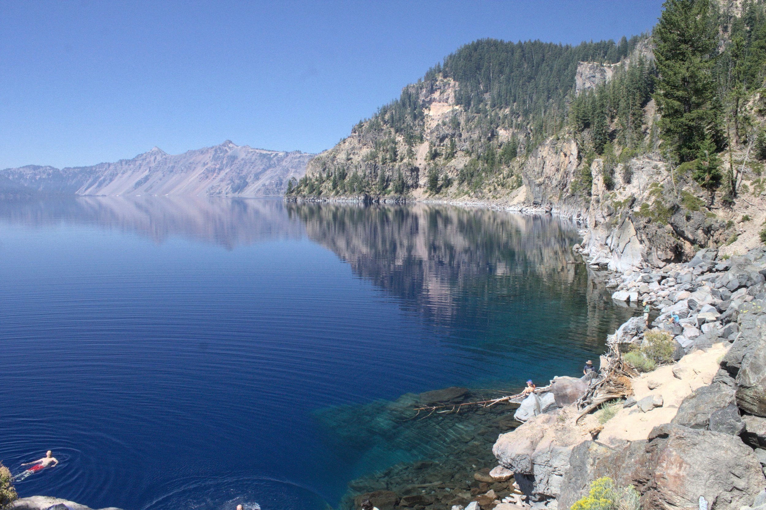 Hike to Crater Lake on the Cleetwood Cove Trail — Pines and Vines