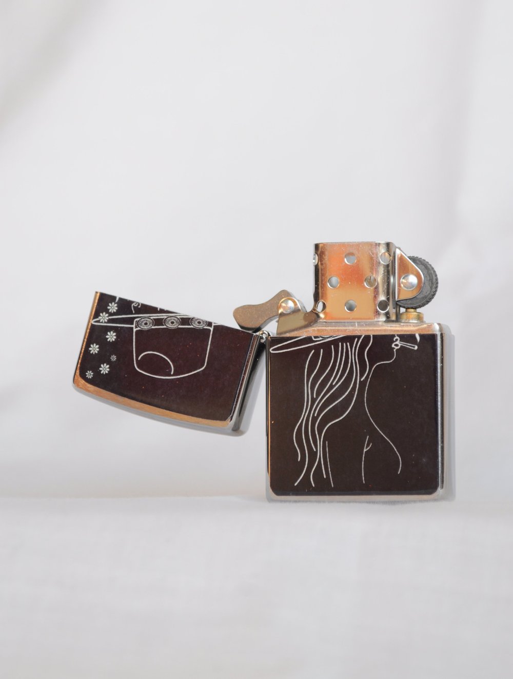 Traditional tattoo style zippo — Open Road Co