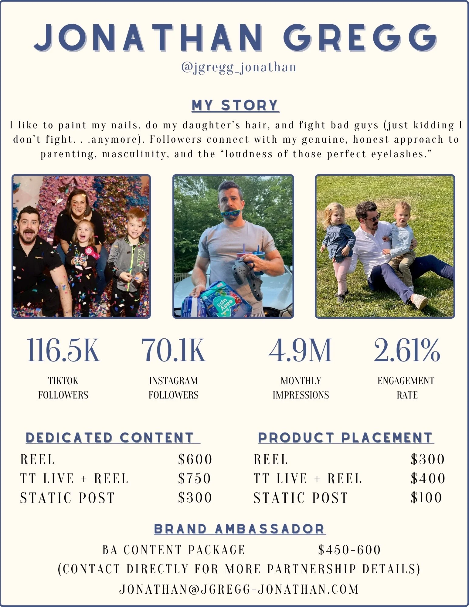 Media Kit — Jonathan Gregg