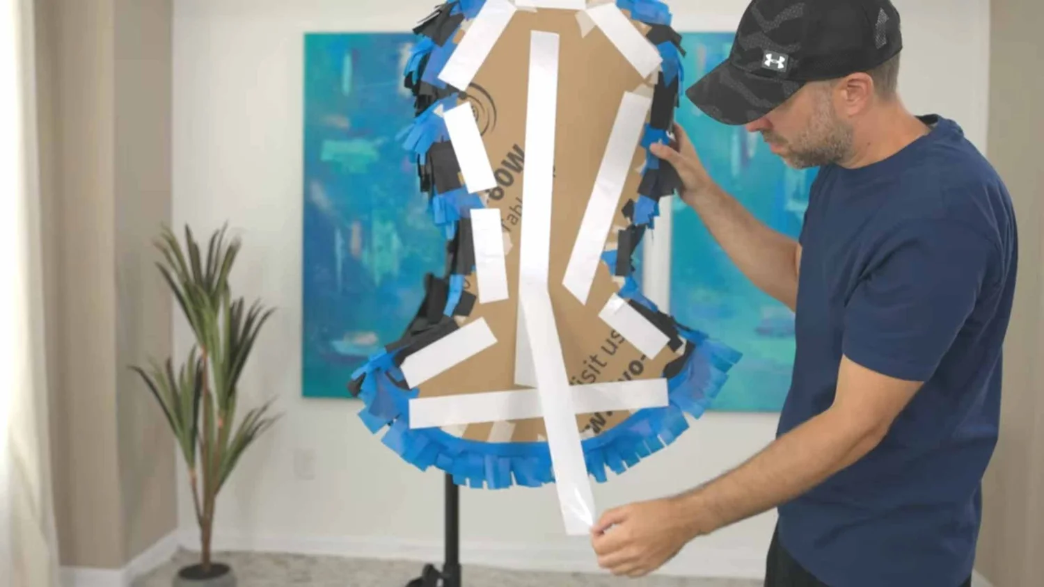 How to Make a DIY Piñata from a Cardboard Box! — Tim Decker
