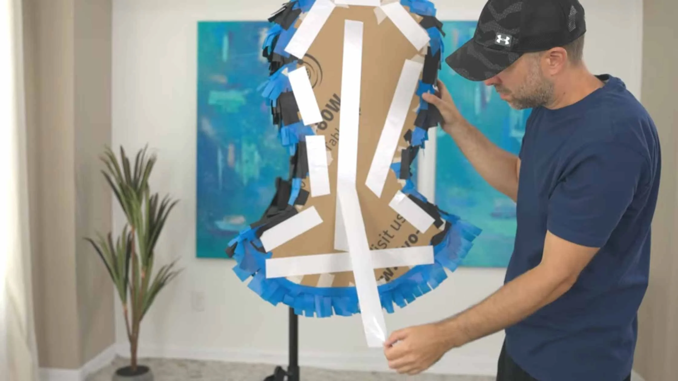 How to Make a DIY Piñata from a Cardboard Box! — Tim Decker