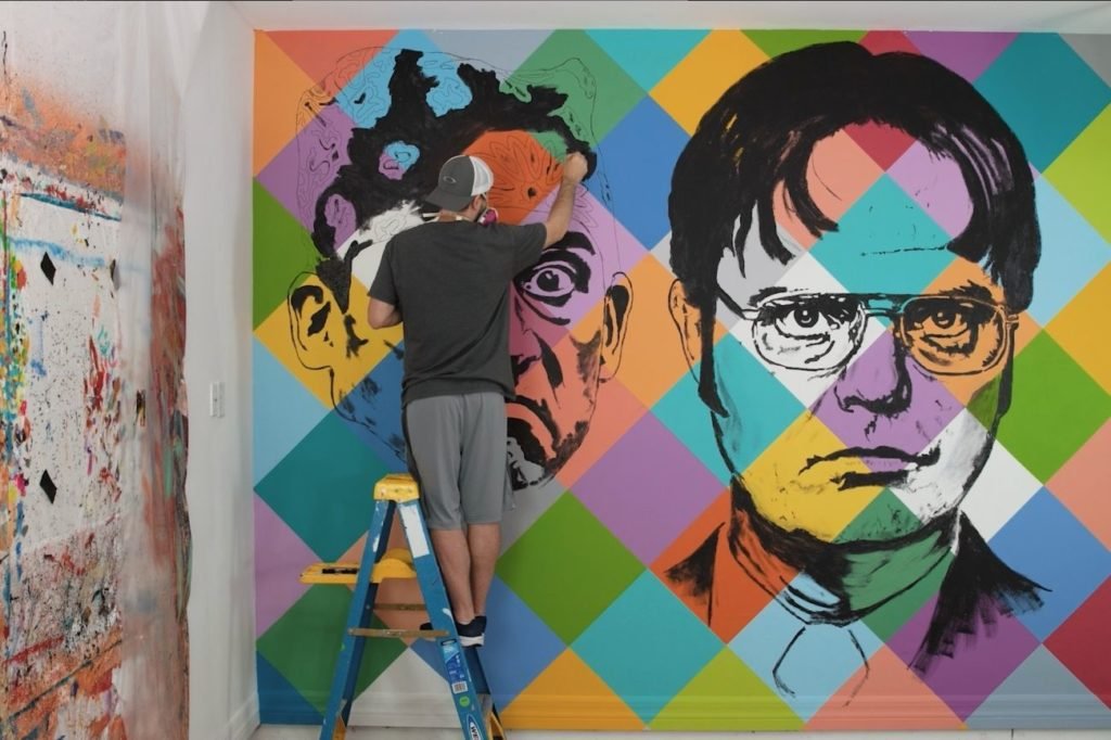 I Painted a HUGE Mural on my Garage Wall — Tim Decker