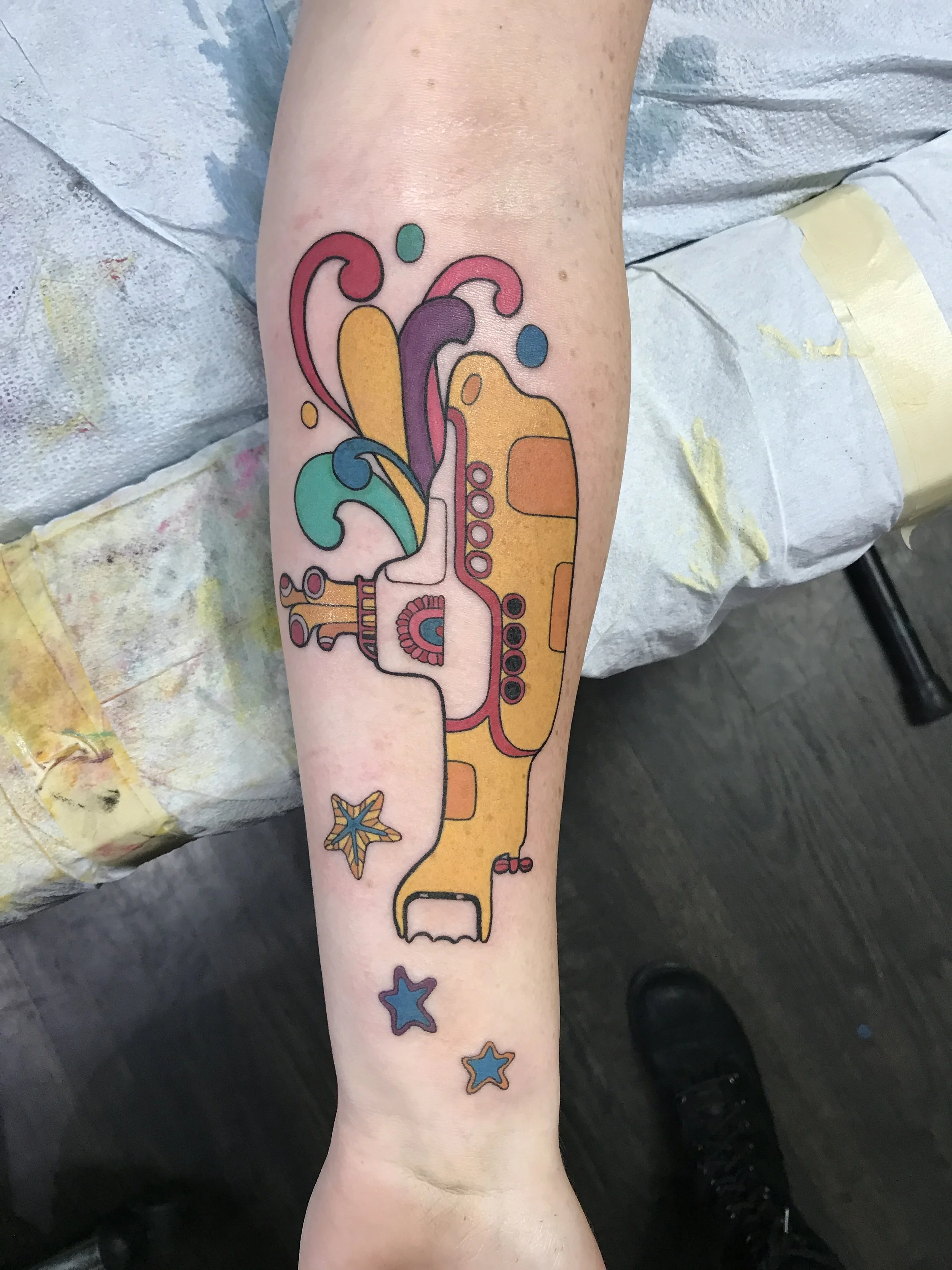 Yellow Submarine Tattoo