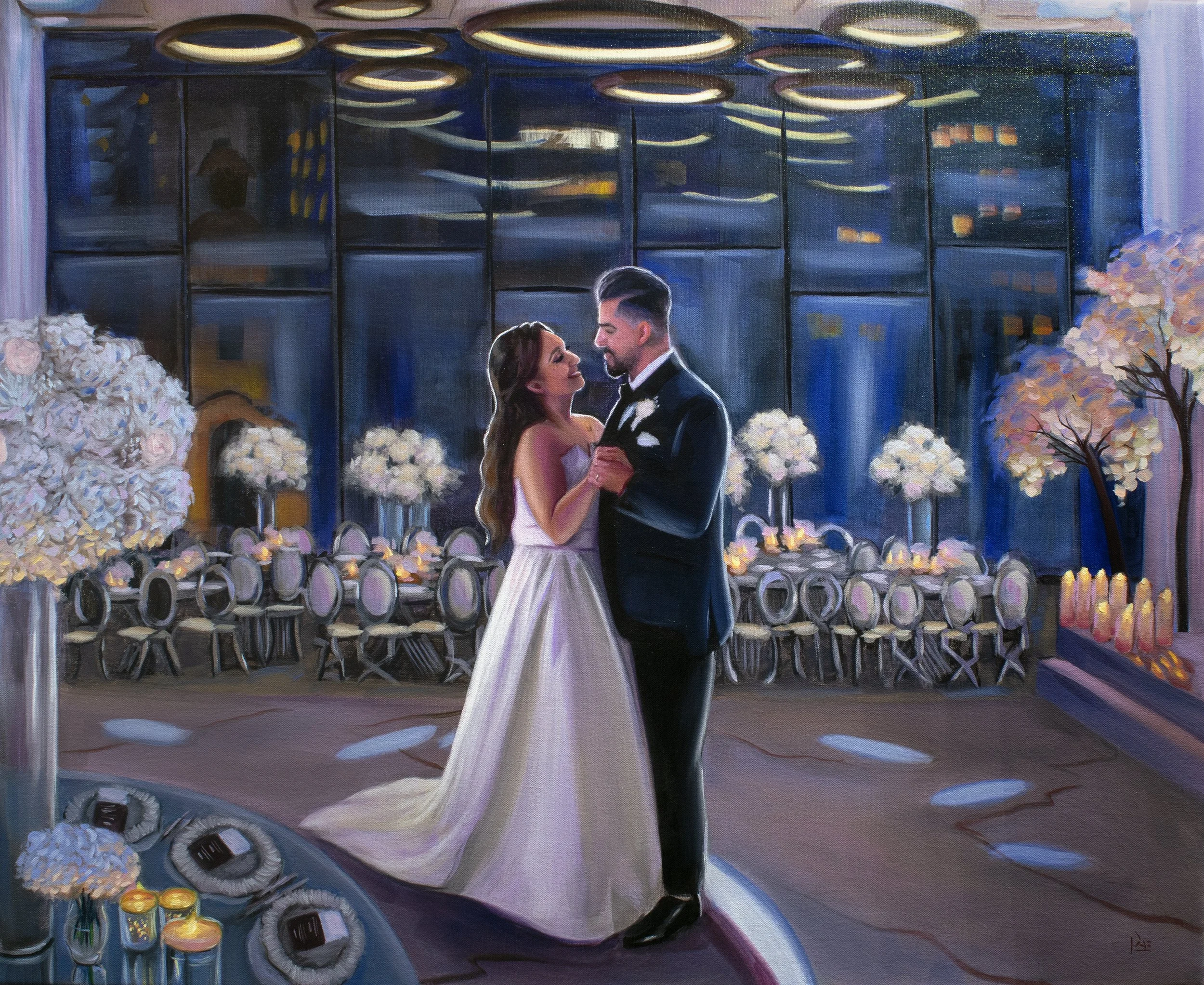 Live Wedding Painting Seattle, PNW
