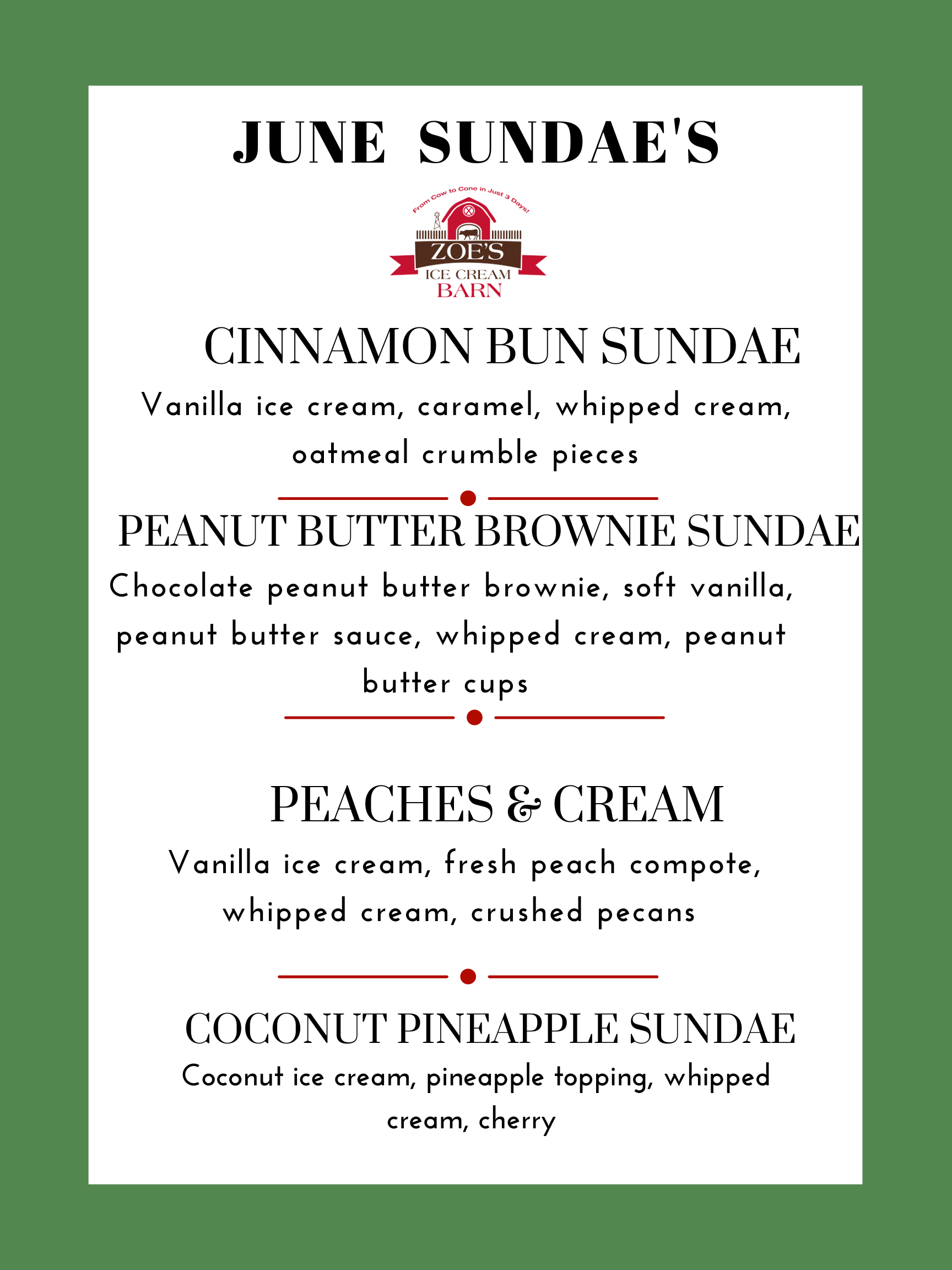 Zoe's Ice Cream Barn