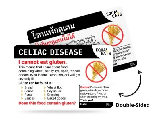 Gluten-free Translation Cards: Eat Safe With Celiac Disease — Gluten ...