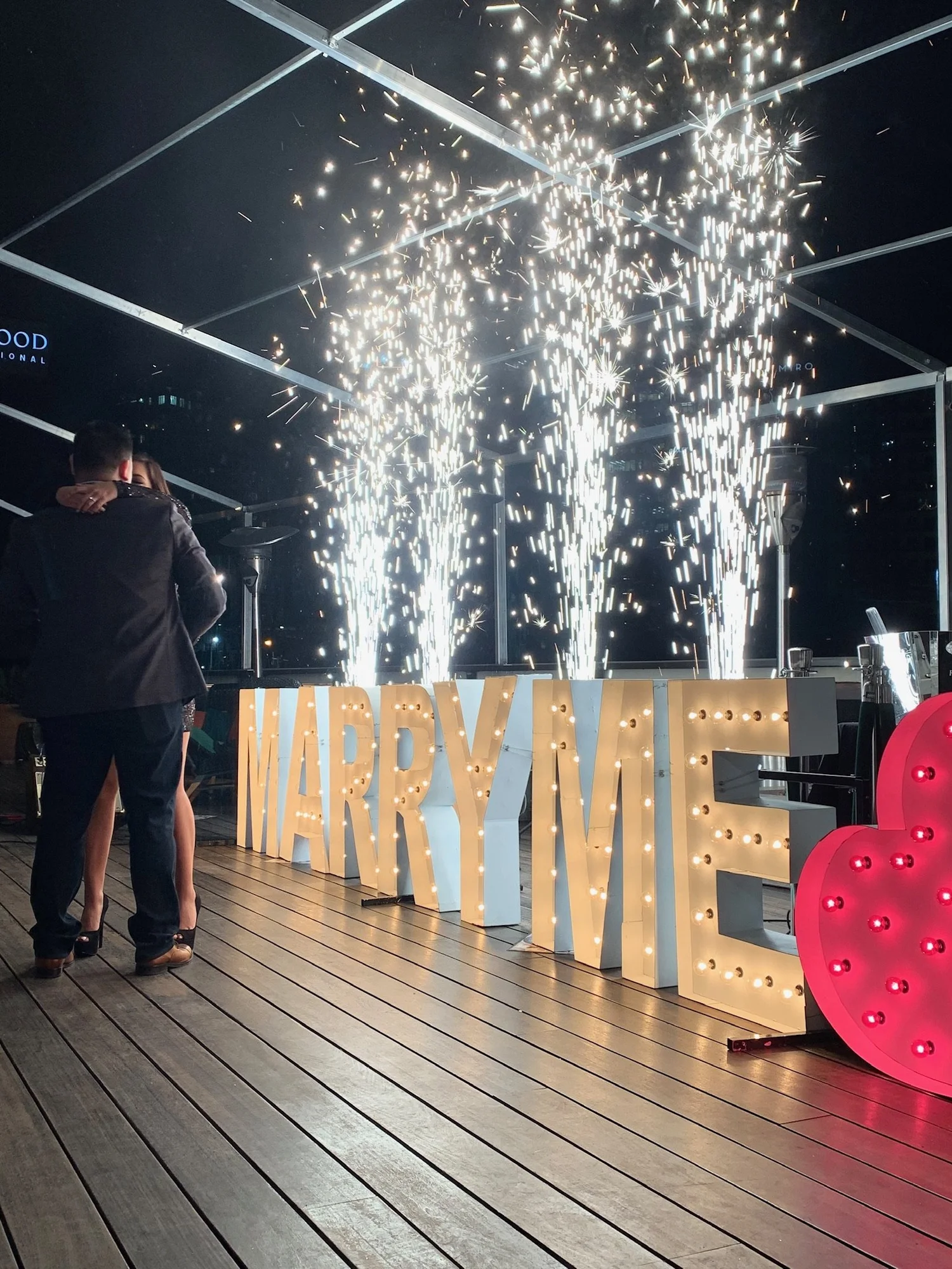 Engagements — Alpha-Lit Marquee Letters