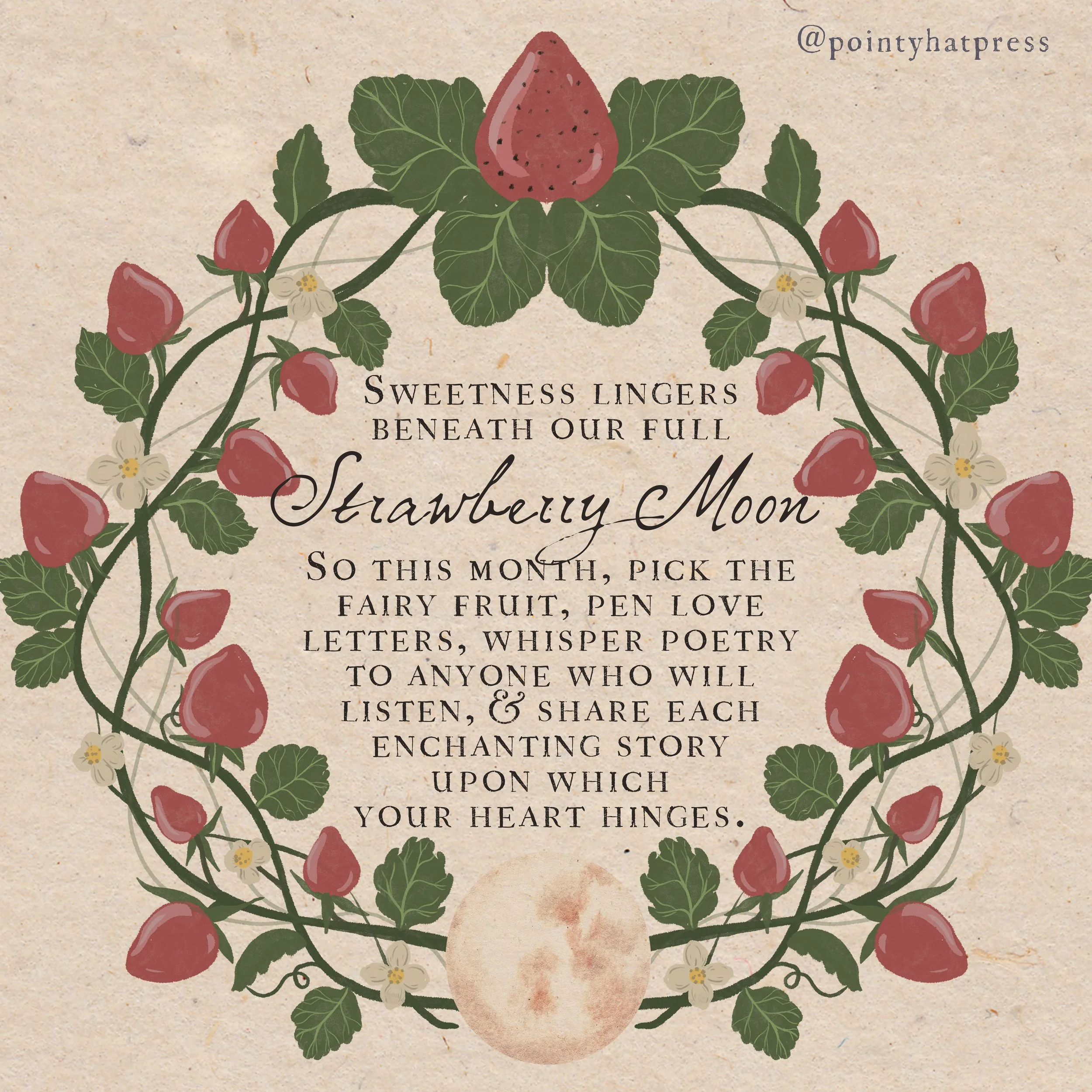 Berries are Fairy Fruit: June Moon Folklore — Little Witch Books