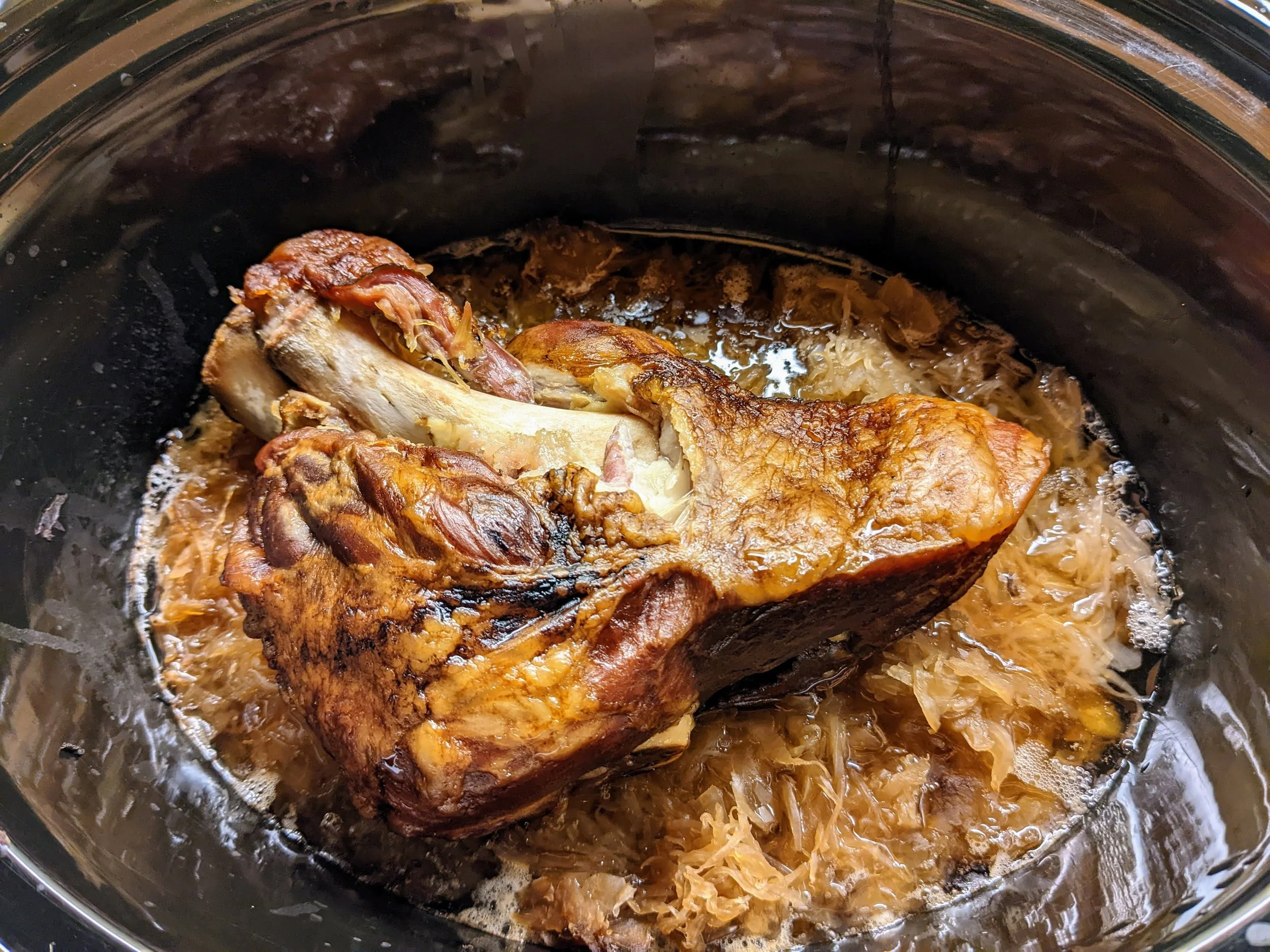 Smoked Pork Hock in Sauerkraut — Pape Family Pastures | 100% Grass-Fed ...