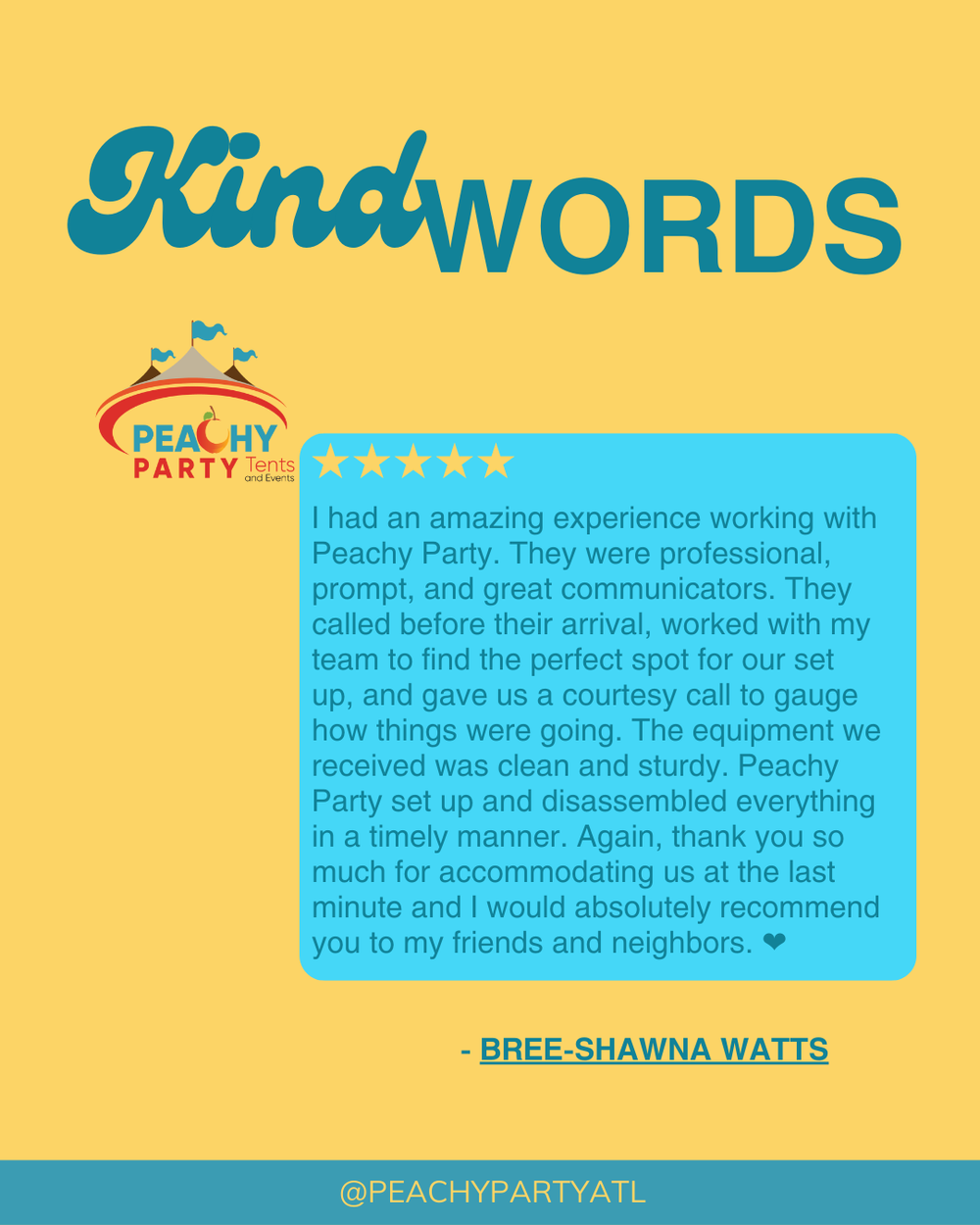 Peachy Party ATL | Tent Rentals, Party and Event Rentals. | Atlanta GA