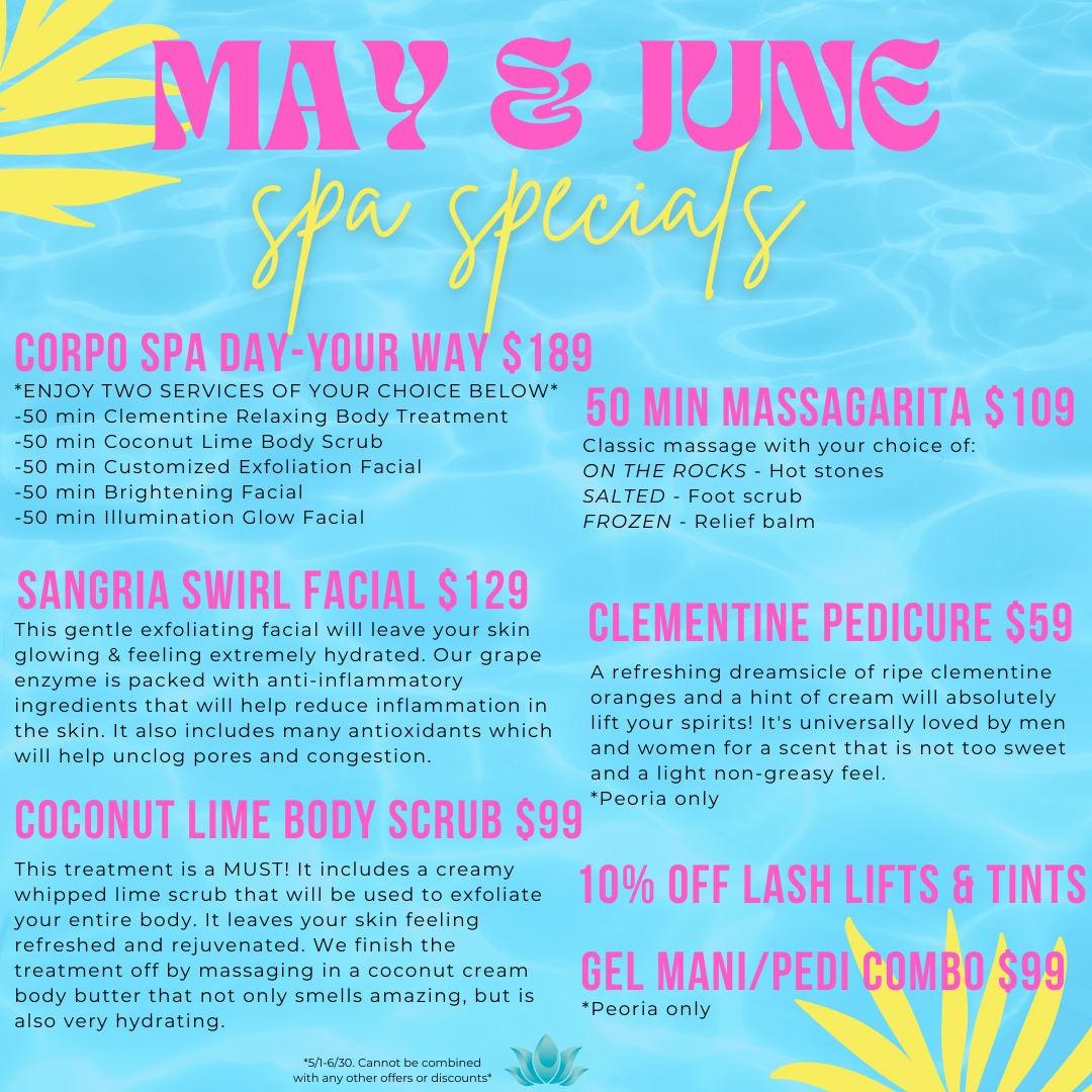 Salon & Spa Specials — Corpo Bello Salon and Spa