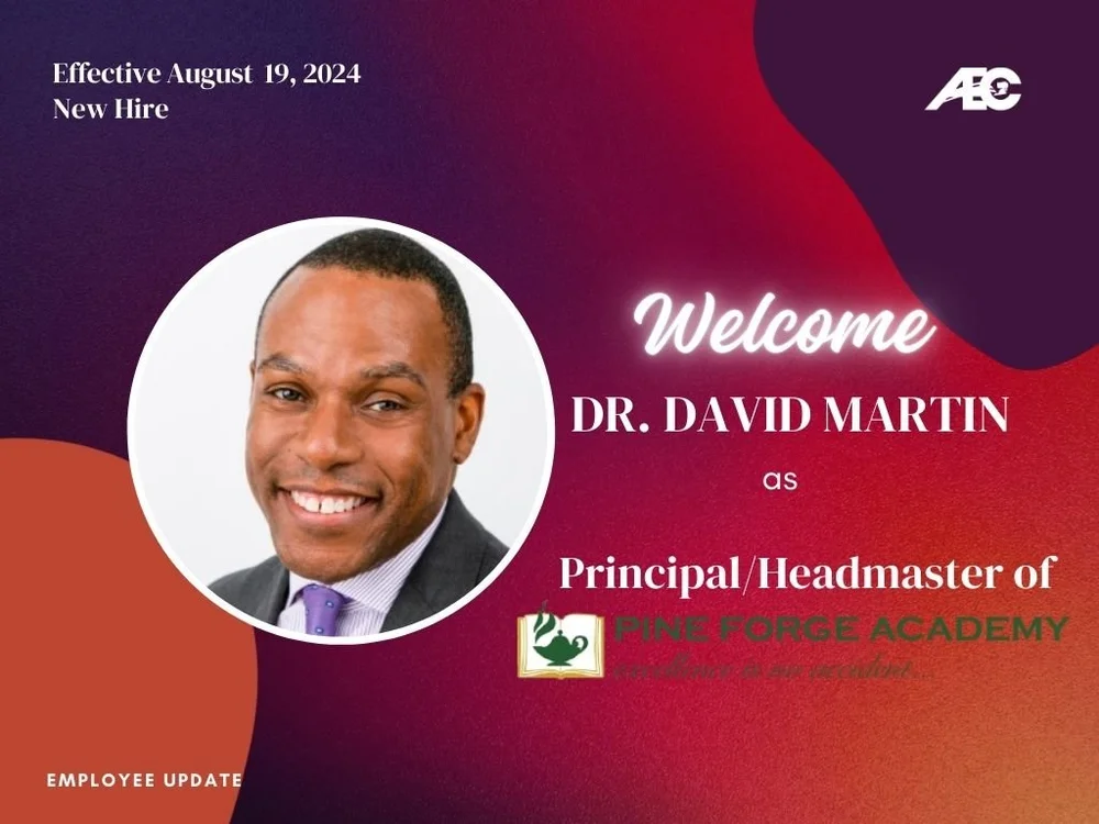 PFA Welcomes New Principal/Headmaster — VisitAEC.org