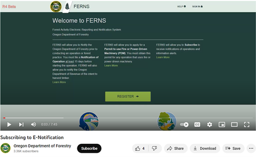 Getting Started with FERNS — It's Your Forest Watershed