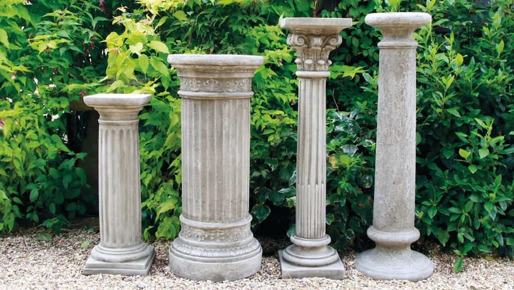 Dragonstone Square Fluted Column — California Home & Garden