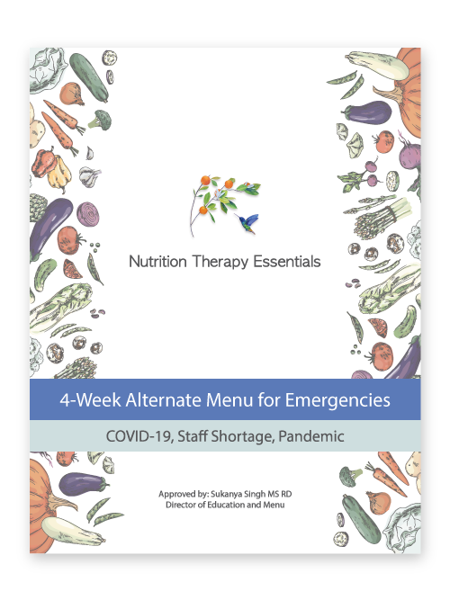Menus — Nutrition Therapy Essentials