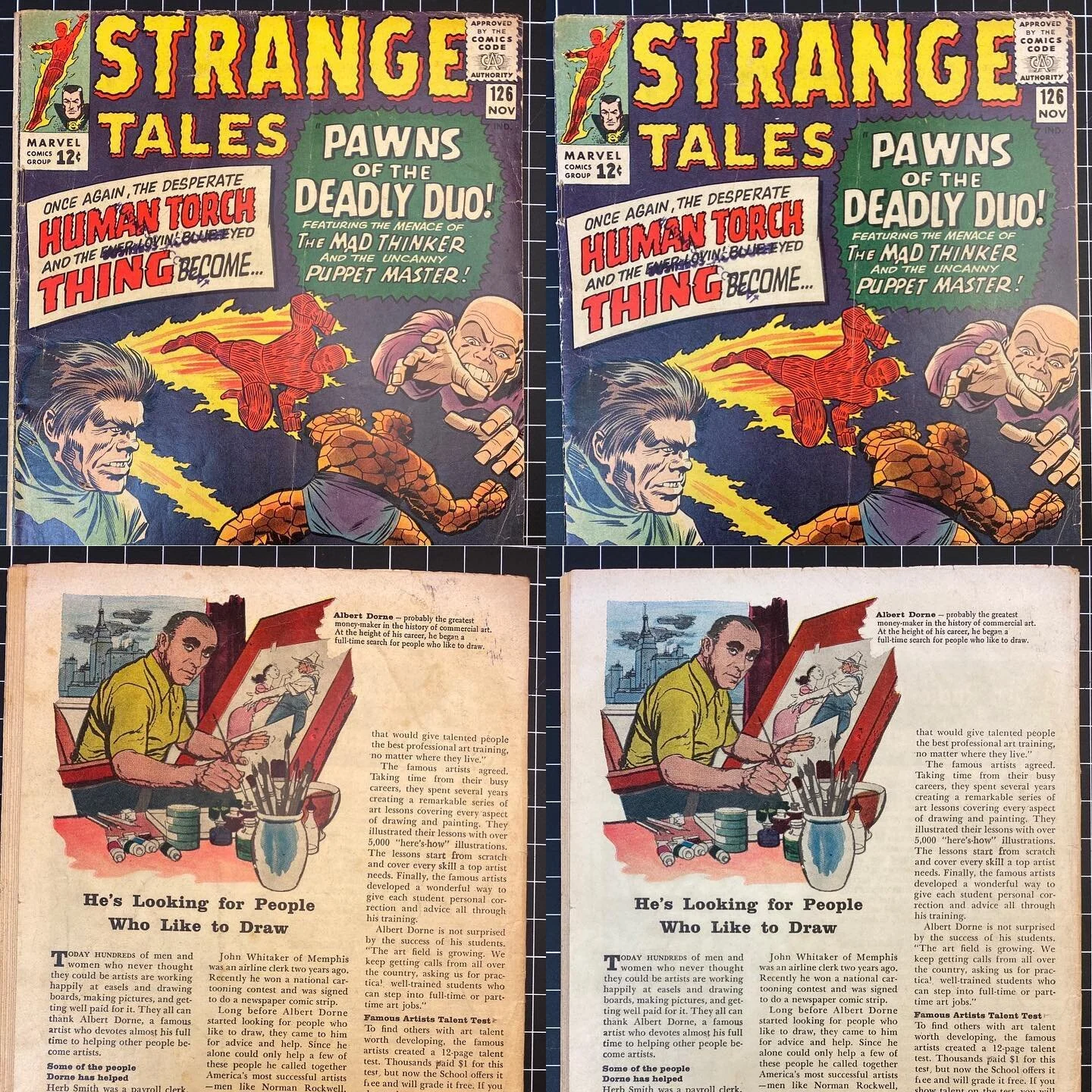 Comic Pressing Results — Comicpresser.com | Comic Book Pressing & Comic ...