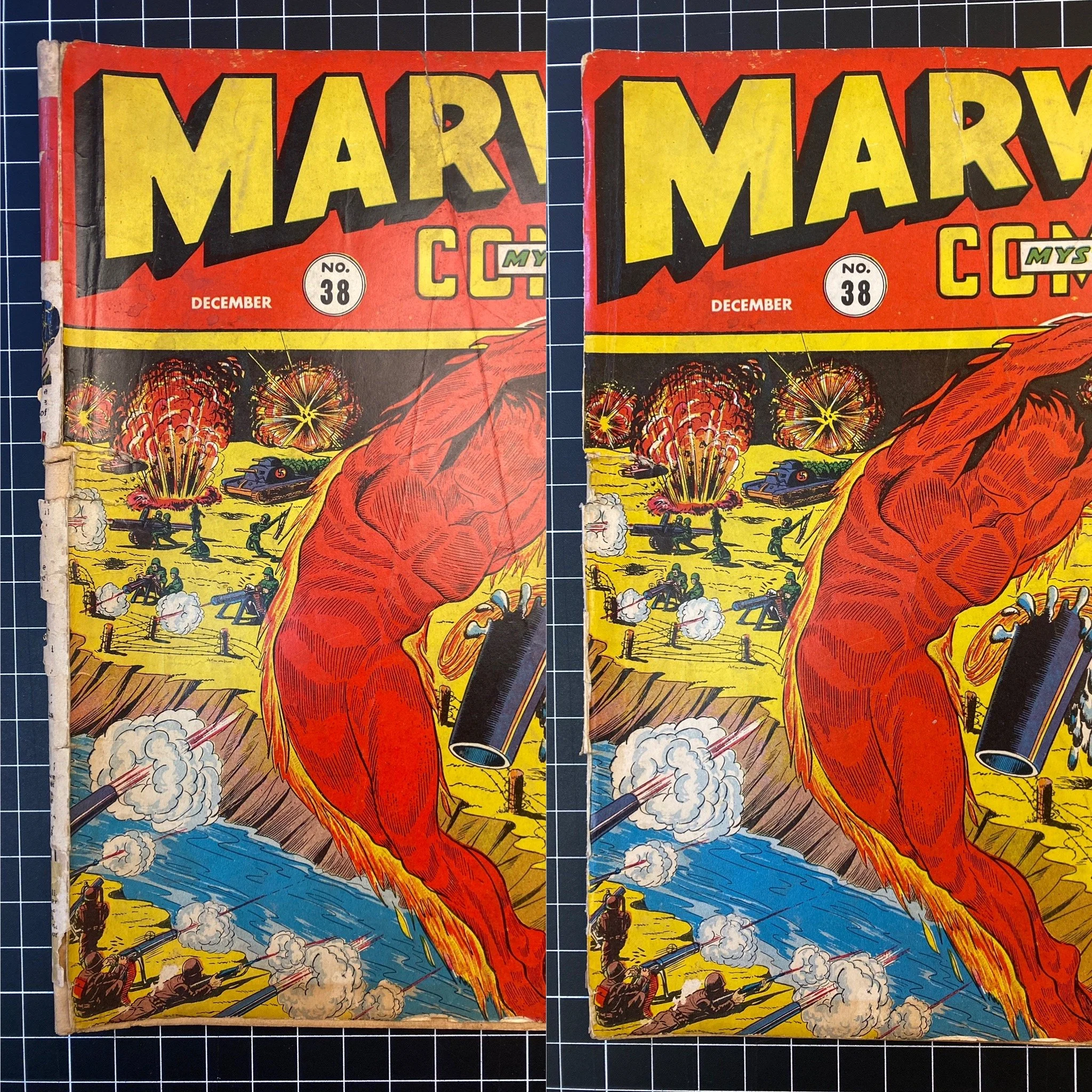 Spine roll fix - Golden Age — Comicpresser.com | Comic Book Pressing ...