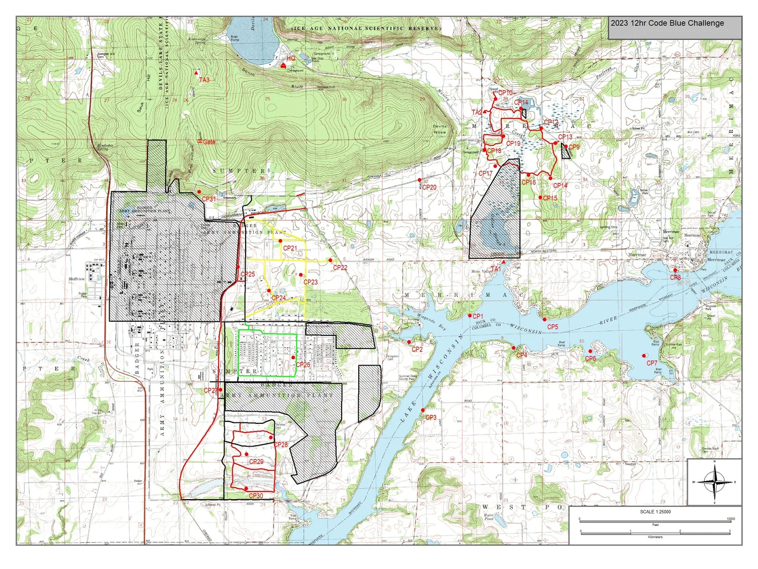12 Hour Map — Code Blue Challenge