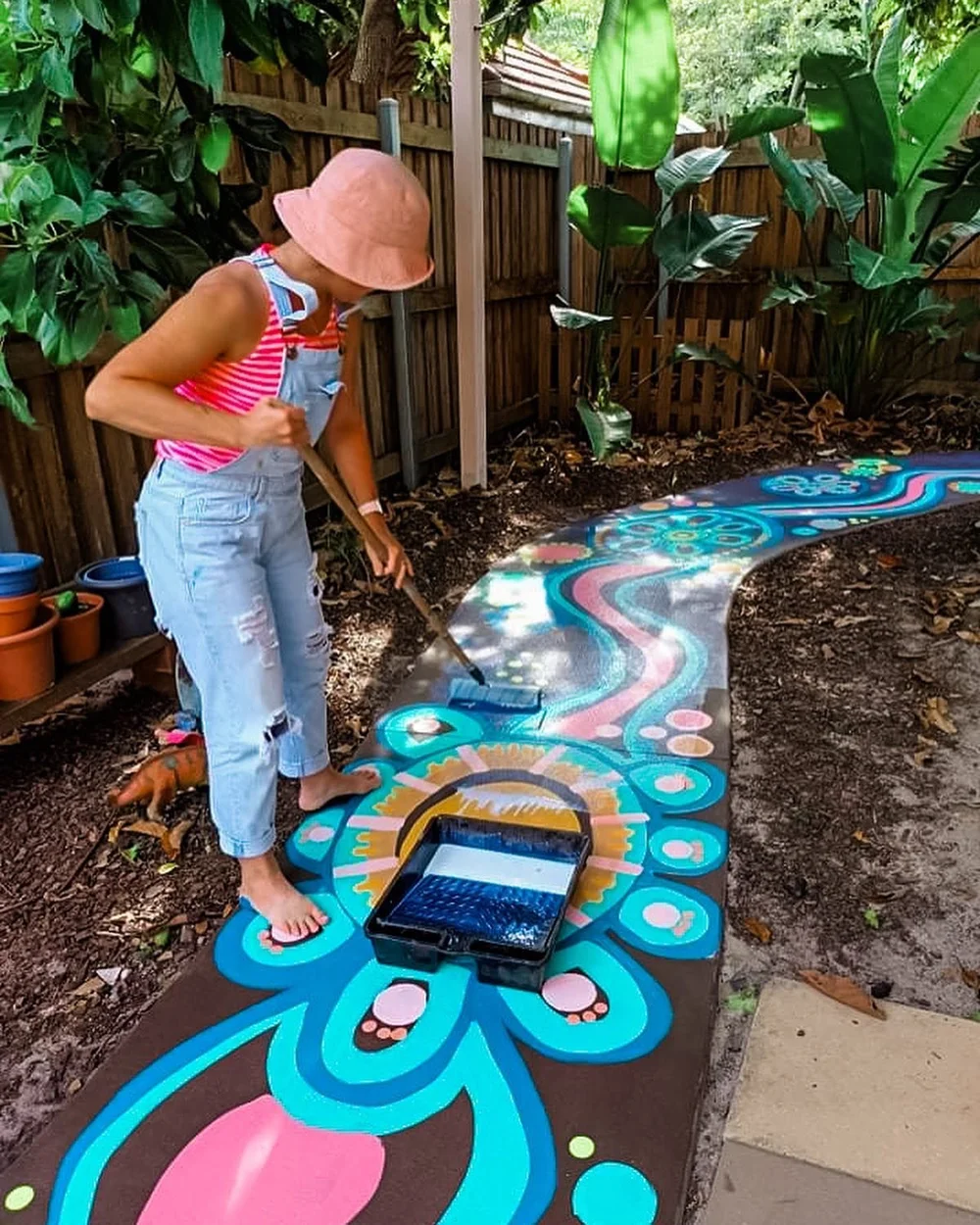 Pathway Mural — LAUREN ROGERS ARTS