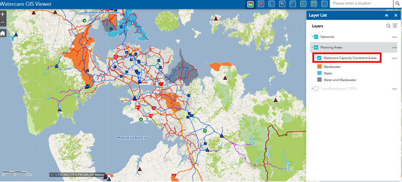 Watercare Infrastructure Constraints Guide — CoLab Planning