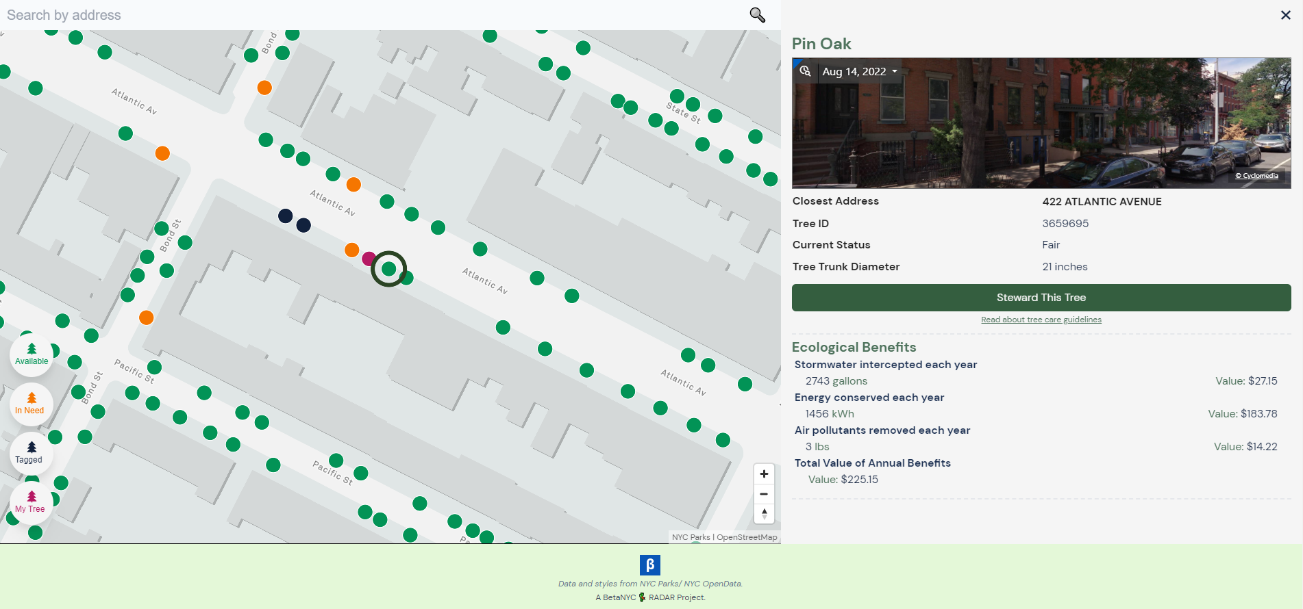 District 33 Street Tree Plan — Councilmember Lincoln Restler | District 33