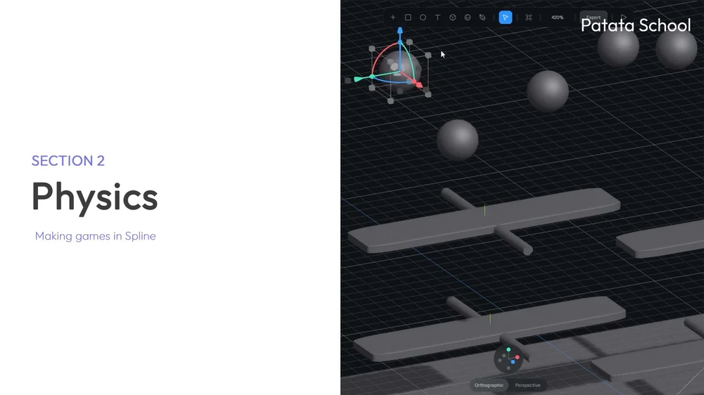 Making Games in Spline — Patata School
