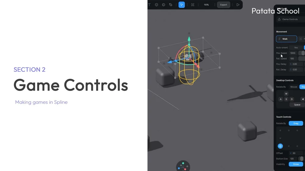 Making Games in Spline — Patata School