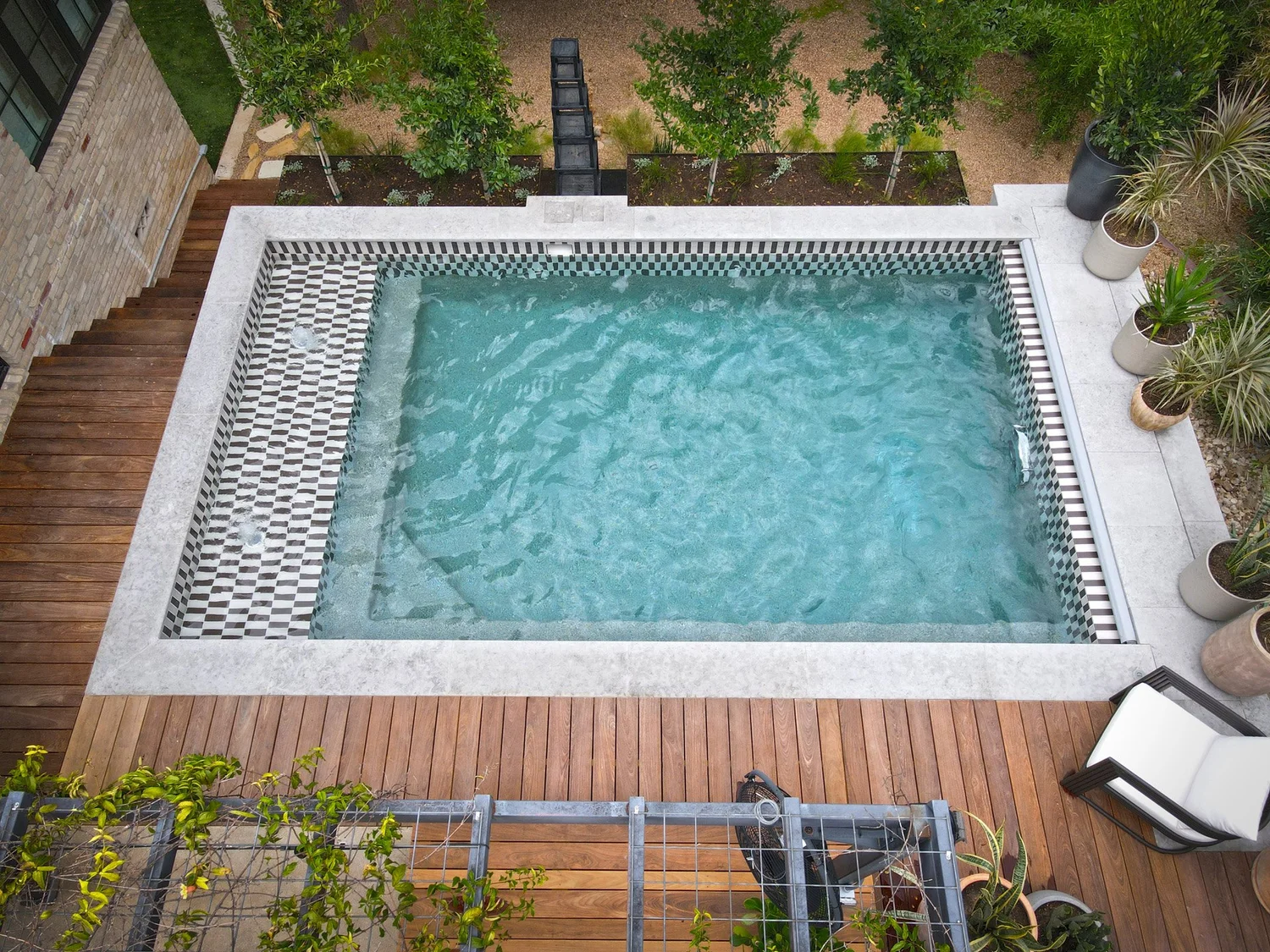 Wildflower House Tiny Pool — Texas Tiny Pools