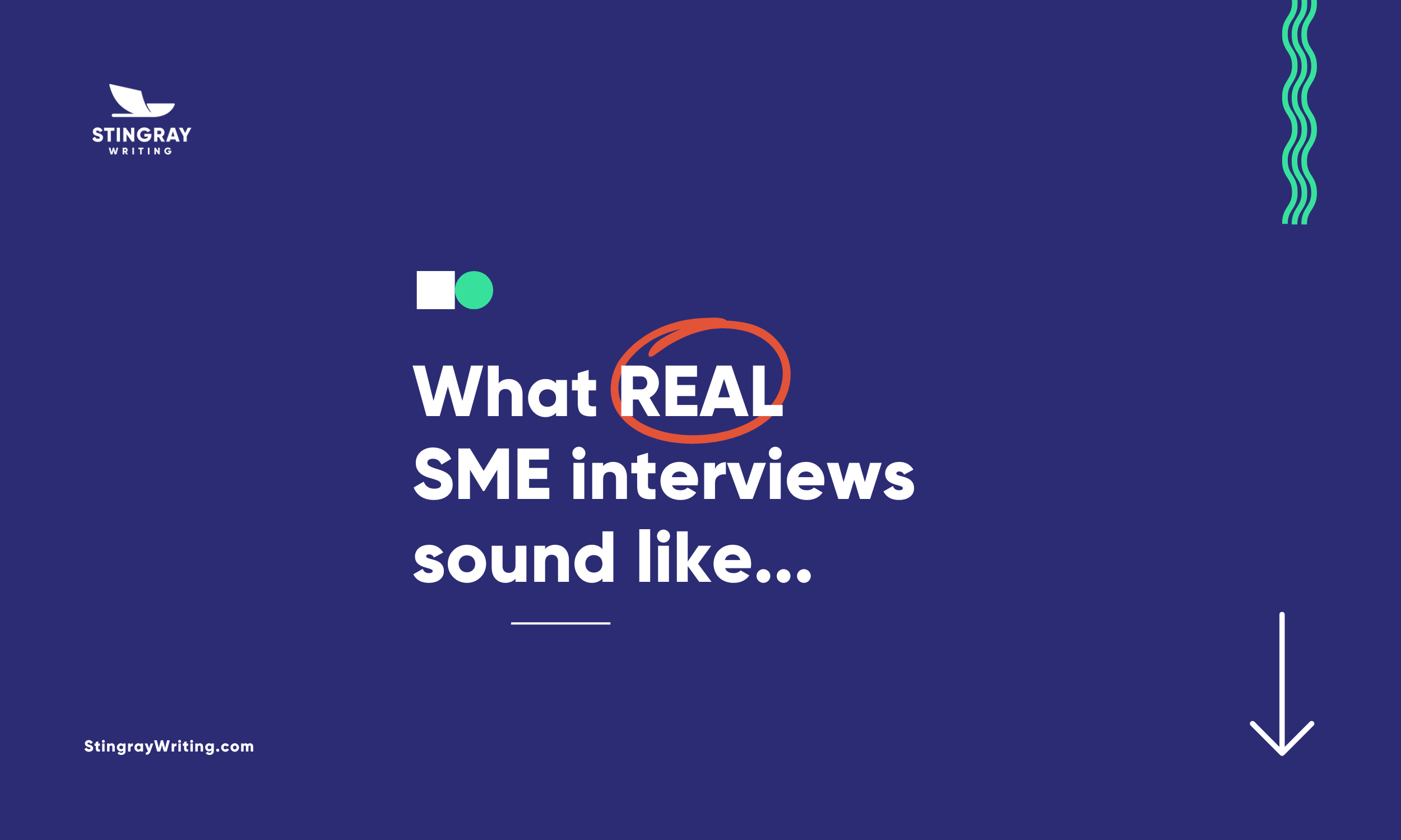 SME Interviews Questions — Stingray Writing