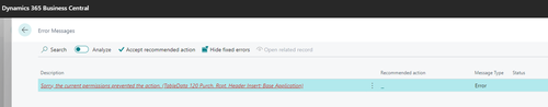 How to fix common permission errors in Business Central — Syvantis ...