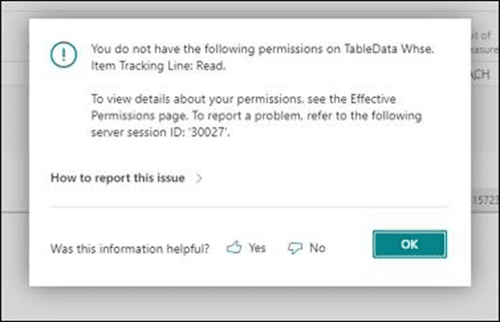 How to fix common permission errors in Business Central — Syvantis ...