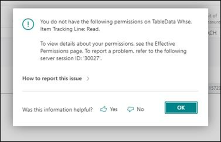 How to fix common permission errors in Business Central — Syvantis Technologies, Inc.