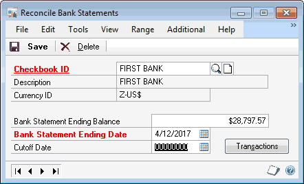 How to Reconcile a Bank Statement in Dynamics GP — Syvantis ...