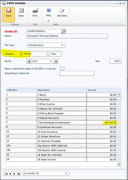 Editing and generating 1099s in Dynamics GP — Syvantis Technologies, Inc.