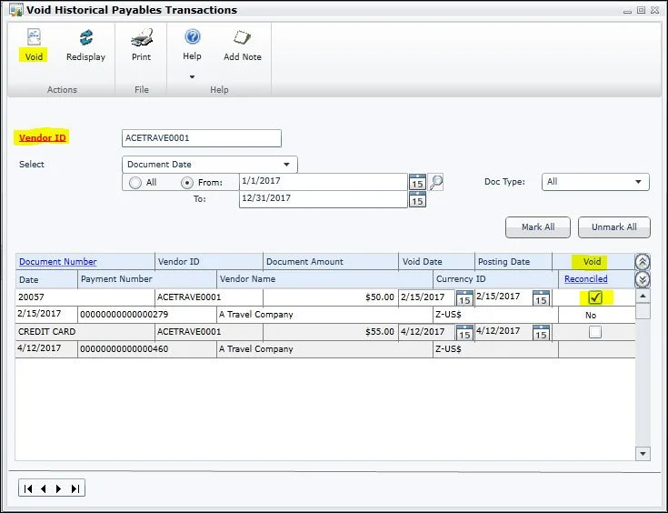 How to Void Accounts Payable Transactions — Syvantis Technologies, Inc.