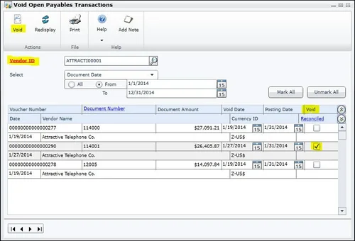 How to Void Accounts Payable Transactions — Syvantis Technologies, Inc.